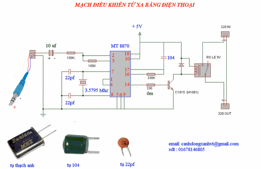 [HOT] Cách làm mạch điều khiển từ xa bằng điện thoại 2023